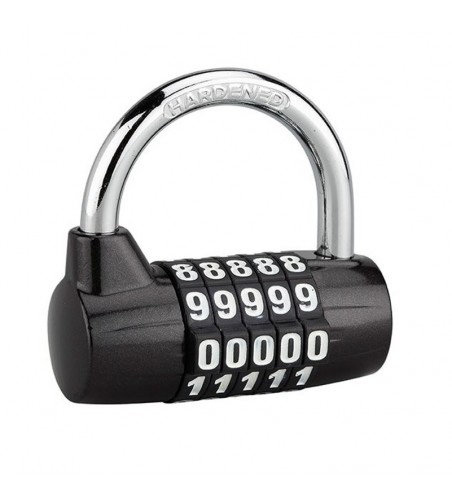 Lacat Thirard Saturn cu cifru 5 discuri, veriga semicerc, corp de forma ...