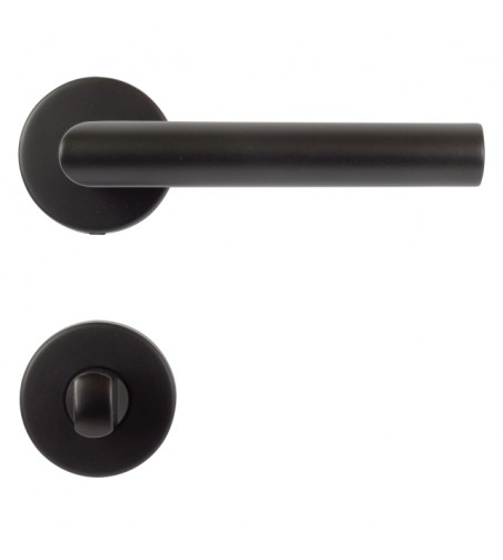 Maner usa interior STROXX cu rozeta pentru baie si maner la 90 de grade ...